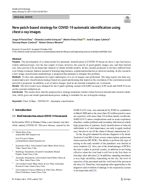 (PDF) New patch-based strategy for COVID-19 automatic identification ...