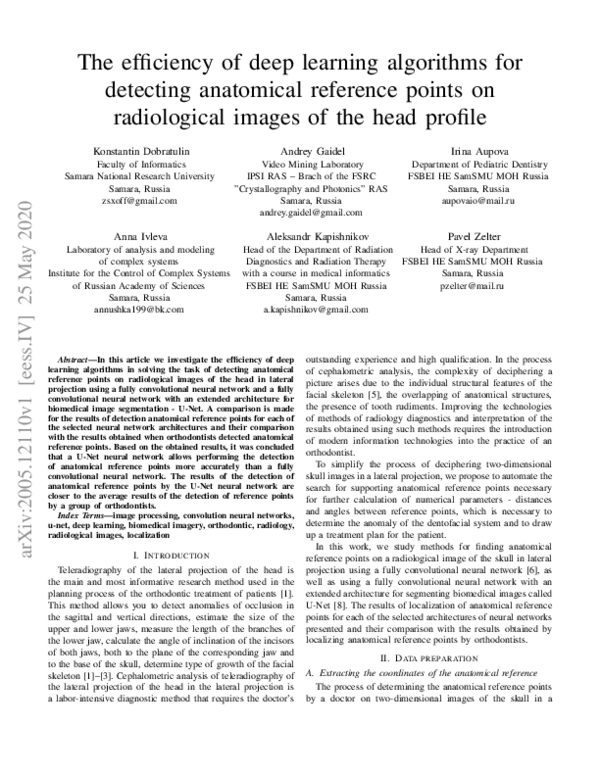 Pdf The Efficiency Of Deep Learning Algorithms For Detecting 8513