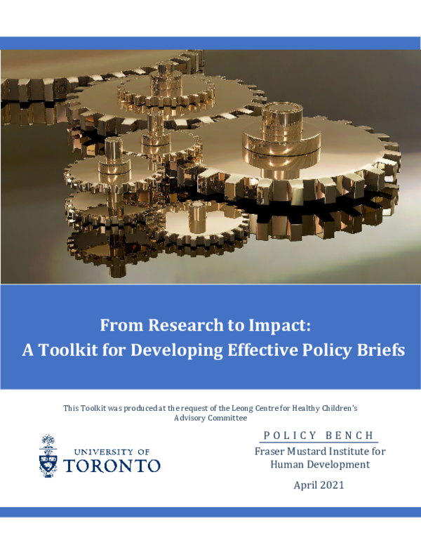 (PDF) From Research to Impact: A Toolkit for Developing Effective ...