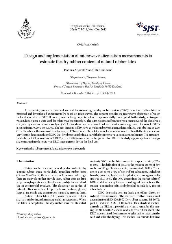 (PDF) Design and implementation of microwave attenuation measurements ...