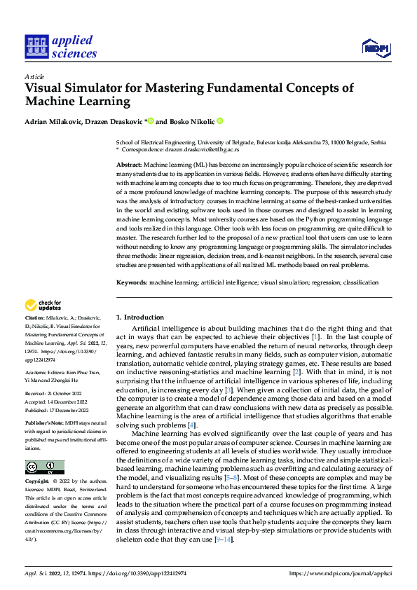 (PDF) Visual Simulator for Mastering Fundamental Concepts of Machine ...