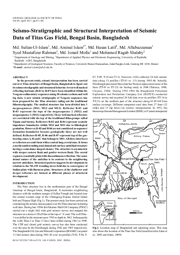 (PDF) Seismo-stratigraphic and structural interpretation of seismic ...