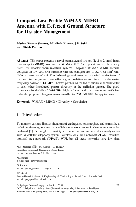 (PDF) Compact Low-Profile WiMAX-MIMO Antenna with Defected Ground ...