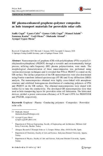 (PDF) RF plasma-enhanced graphene–polymer composites as hole transport ...