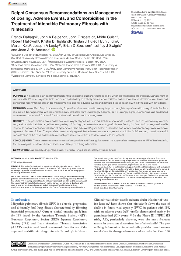 (PDF) Delphi Consensus Recommendations on Management of Dosing, Adverse ...