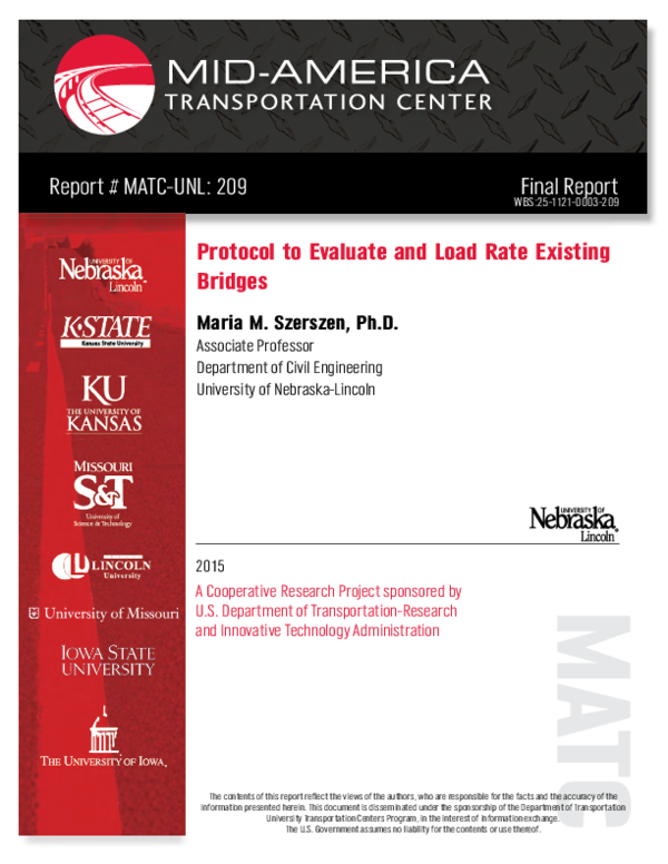 (PDF) Protocol to Evaluate and Load Rate Existing Bridges