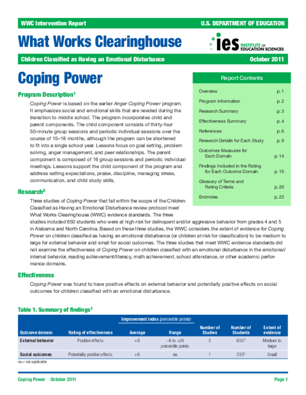 (PDF) Coping power