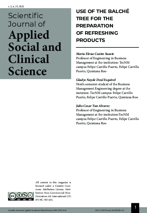 (PDF) Use of the Balché Tree for the Preparation of Refreshing Products ...