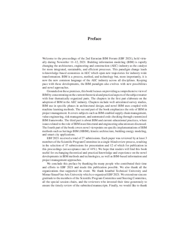 (PDF) Advances in Building Information Modeling