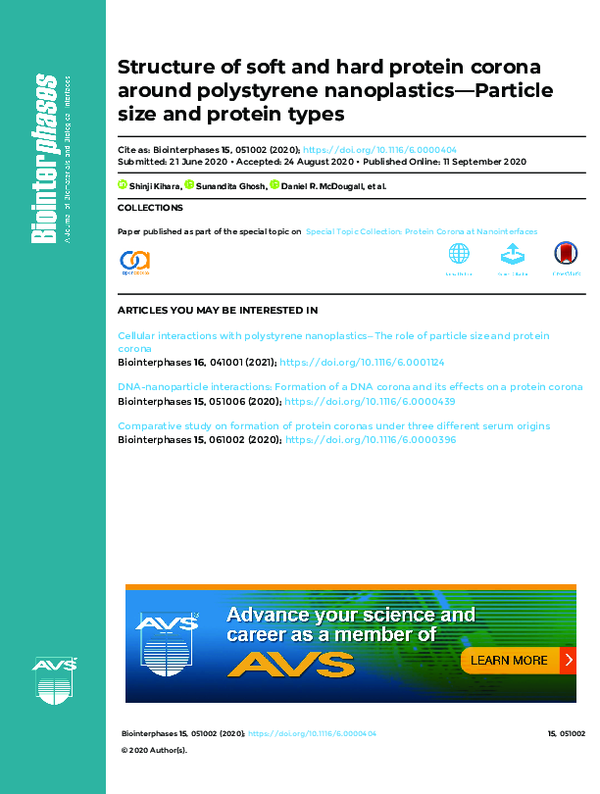 (PDF) Structure of soft and hard protein corona around polystyrene ...