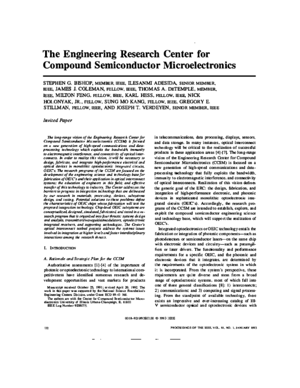 (PDF) The engineering research center for compound semiconductor ...