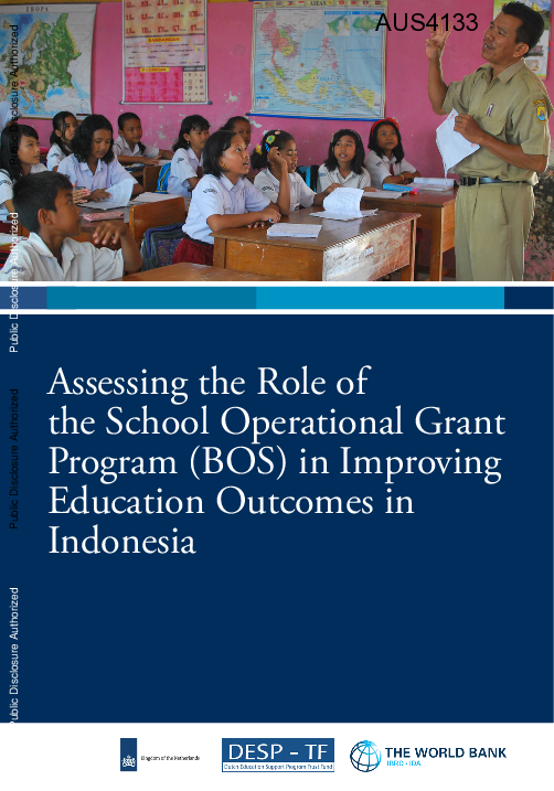 (PDF) Assessing the role of the school operational grant program (BOS ...