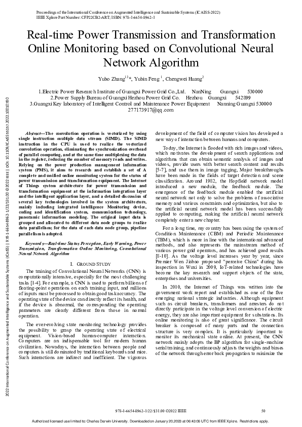 (PDF) Real-time Power Transmission and Transformation Online Monitoring ...