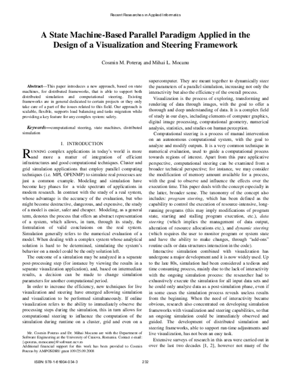 (PDF) A state machine-based parallel paradigm applied in the design of ...