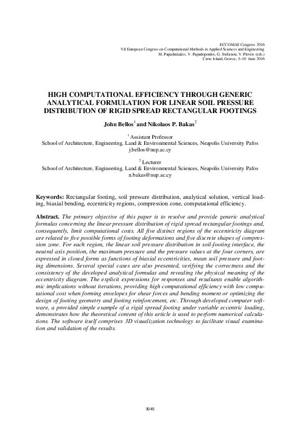 (PDF) High Computational Efficiency Through Generic Analytical Formulation for Linear Soil ...