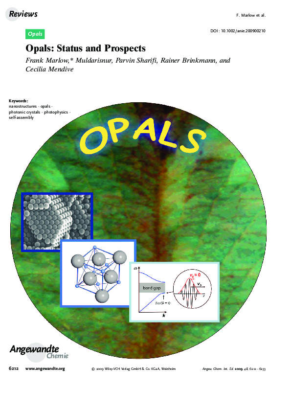 (PDF) Opals: Status and Prospects