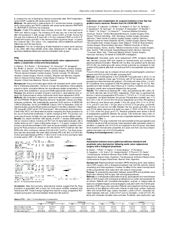 (PDF) P762Association between severe patient-prosthesis mismatch and ...