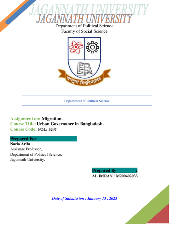 (PDF) What is migration? Describe the types, causes and consequences of ...