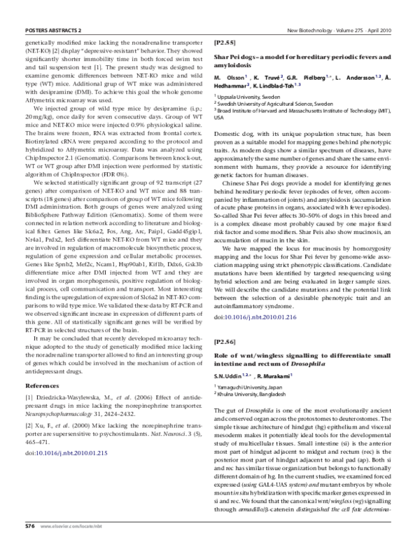 (PDF) Shar Pei dogs–a model for hereditary periodic fevers and amyloidosis | Åke Hedhammar ...