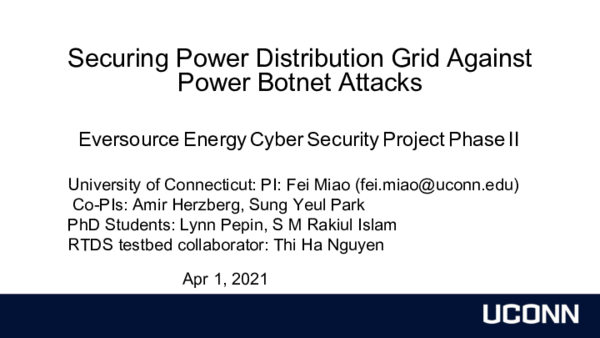 (PDF) Securing Power Distribution Grid Against Power Botnet Attacks