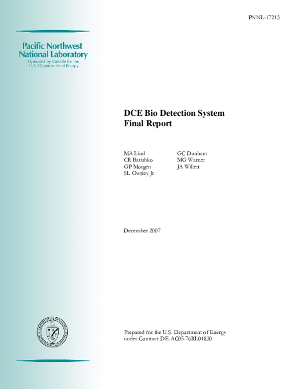 (PDF) DCE Bio Detection System Final Report