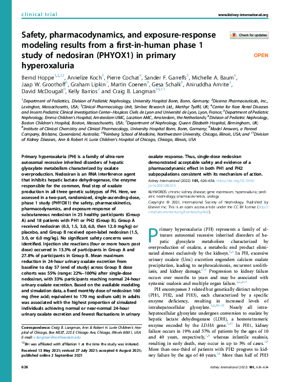(PDF) Safety, pharmacodynamics, and exposure-response modeling results ...