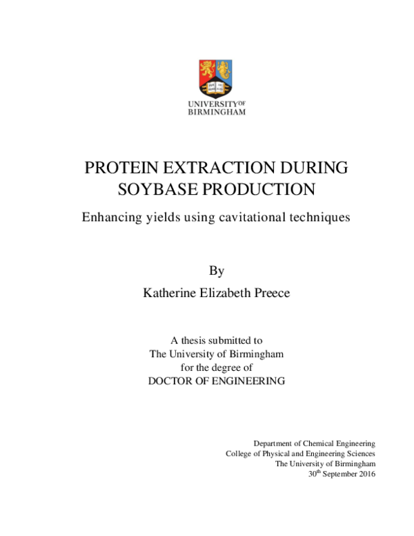 (PDF) Protein extraction during soybase production: enhancing yields ...