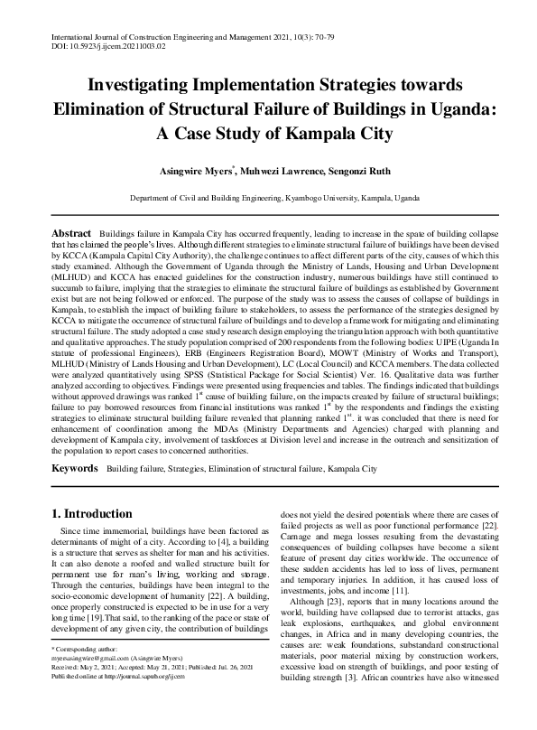 (PDF) Investigating Implementation Strategies towards Elimination of ...