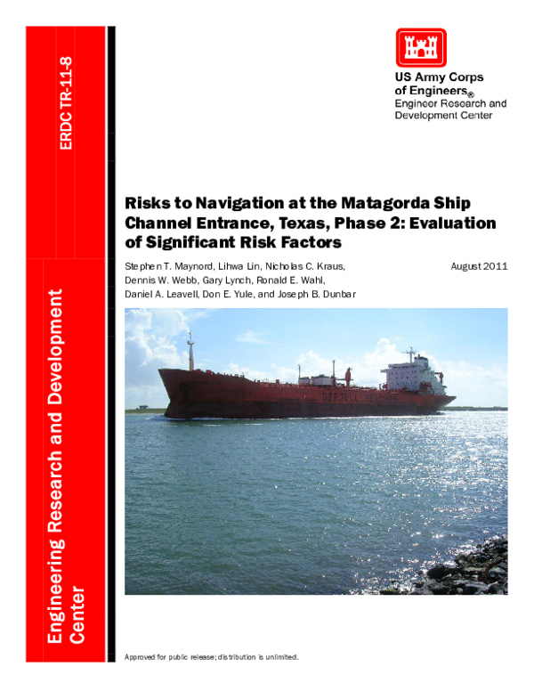 (PDF) Risks to Navigation at the Matagorda Ship Channel Entrance, Texas ...