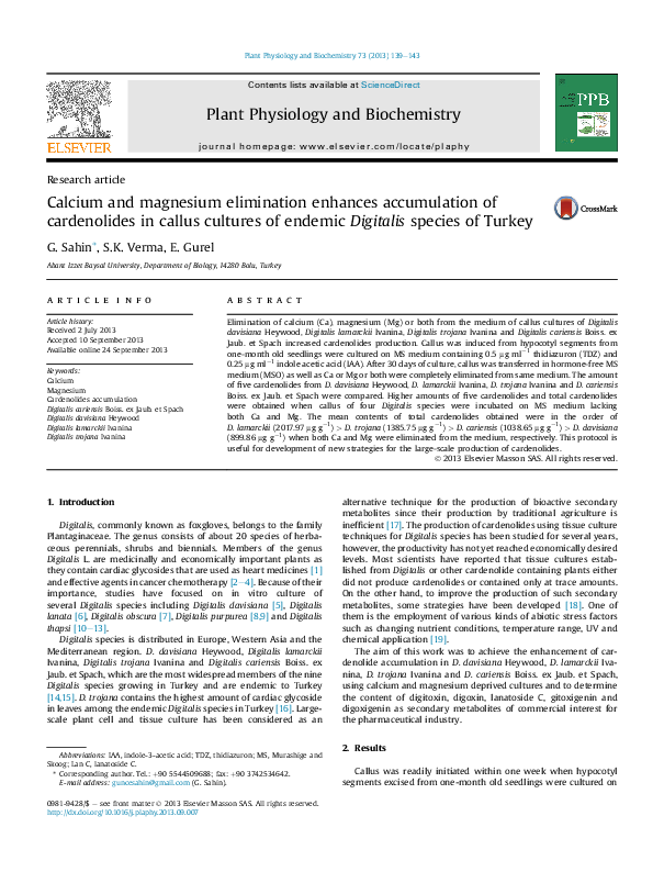 (PDF) Calcium and magnesium elimination enhances accumulation of ...