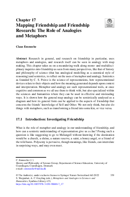 (PDF) Mapping Friendship and Friendship Research: The Role of Analogies ...
