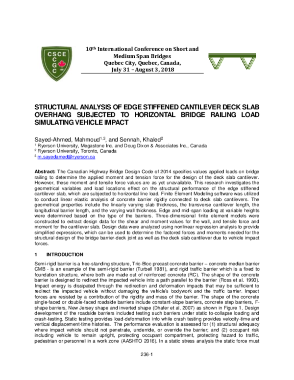 (PDF) STRUCTURAL ANALYSIS OF EDGE STIFFENED CANTILEVER DECK SLAB ...