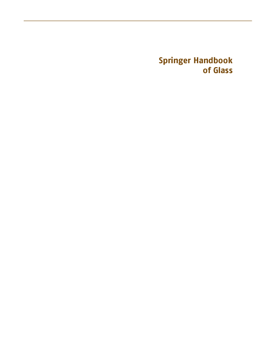 (PDF) Springer Handbook of Glass