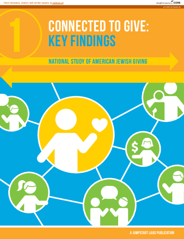 (PDF) Connected to Give: Key Findings