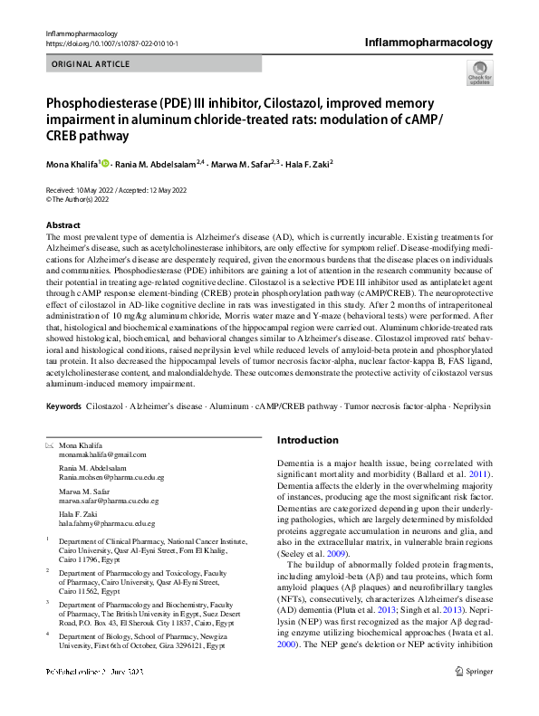 (PDF) Phosphodiesterase (PDE) III inhibitor, Cilostazol, improved ...