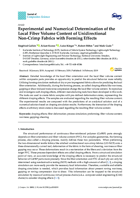 (PDF) Experimental and Numerical Determination of Limiting Drawing ...