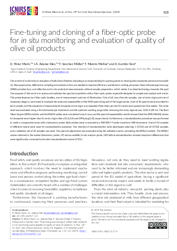 (PDF) Fine-tuning and cloning of a fiber-optic probe for in situ ...