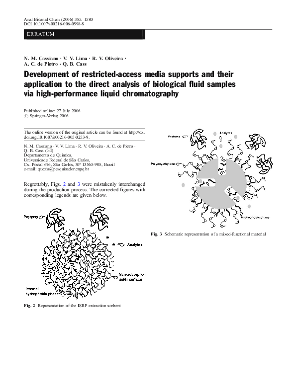 (PDF) Development of restricted-access media supports and their ...