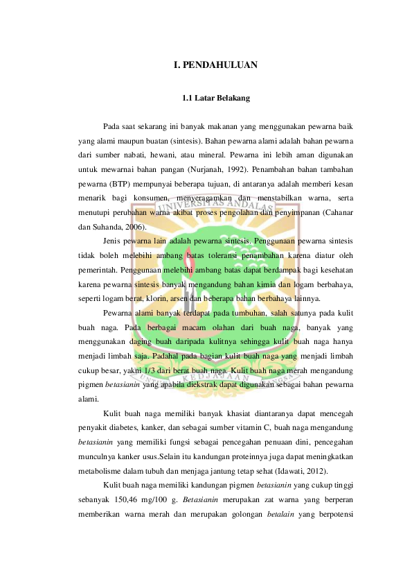 (PDF) PENAMBAHAN PEWARNA ALAMI KULIT BUAH NAGA (Hylocereus polyrhizus) TERHADAP KARAKTERISTIK ...