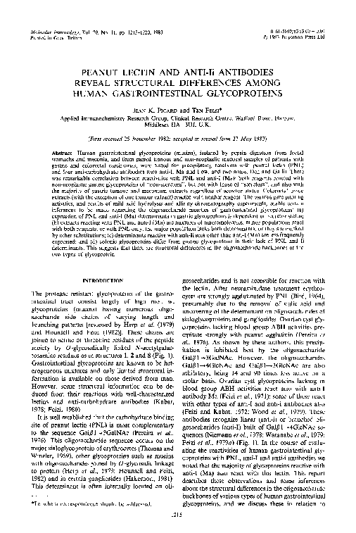 (PDF) Peanut lectin and anti-Ii antibodies reveal structural ...