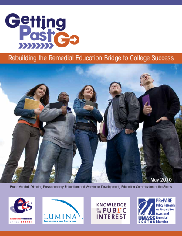 (PDF) Getting Past Go: Building the Remedial Education Bridge to ...