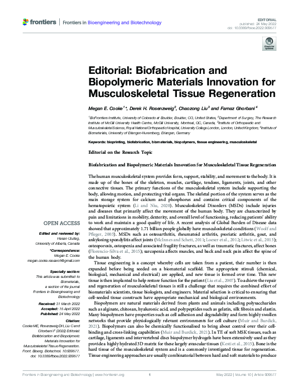 (PDF) Editorial: Biofabrication and Biopolymeric Materials Innovation ...