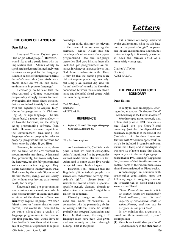 (PDF) THE ORIGIN OF LANGUAGE Dear Editor