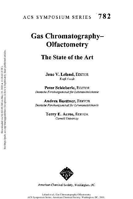 (PDF) Gas Chromatography-Olfactometry