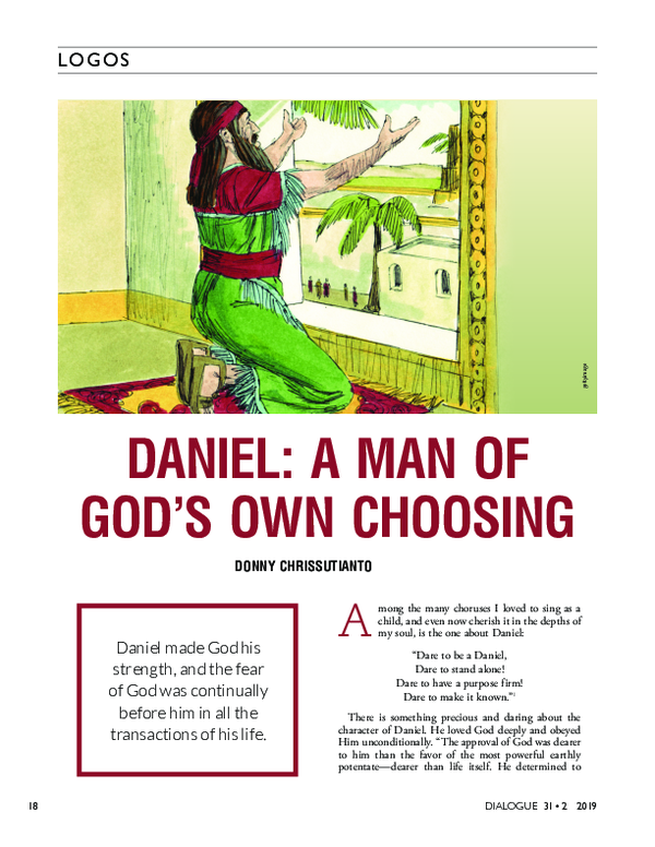 (PDF) Daniel: A Man of God's Own Choosing