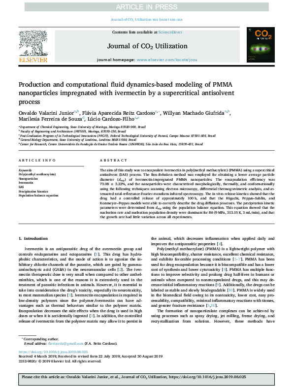 (PDF) Production and computational fluid dynamics-based modeling of ...