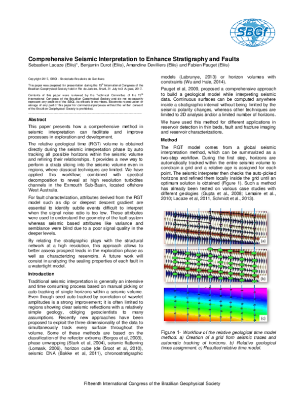 (PDF) Comprehensive Seismic Interpretation to Enhance Stratigraphy and ...