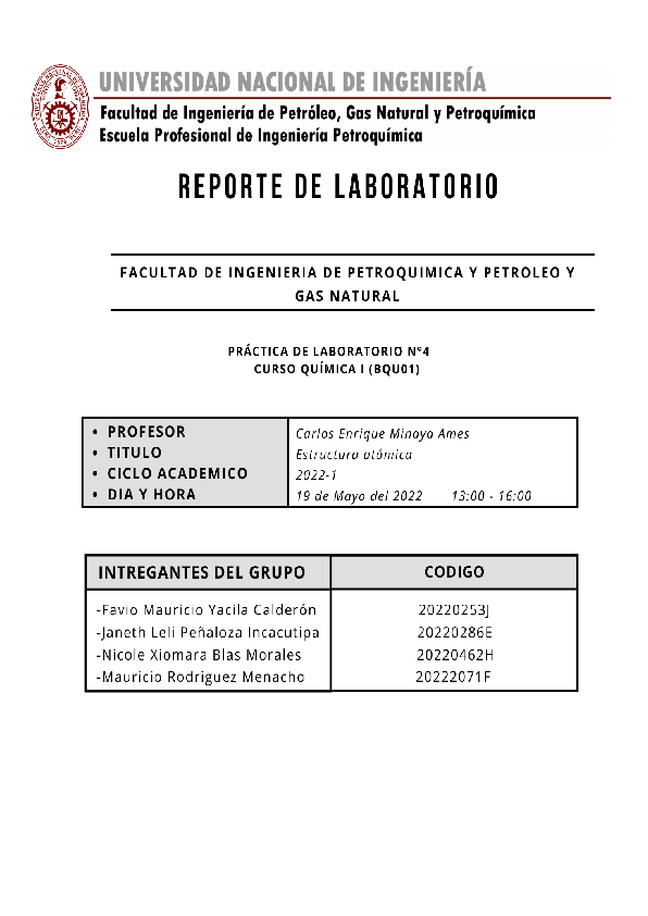 (PDF) Informe - Laboratorio Nº4