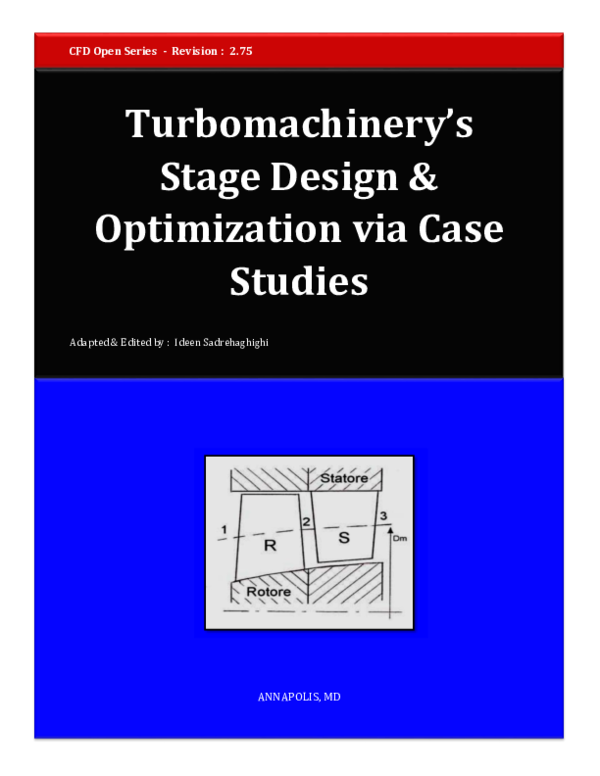 (PDF) Turbo-Machinery's Stage Design & Optimization via Case Studies