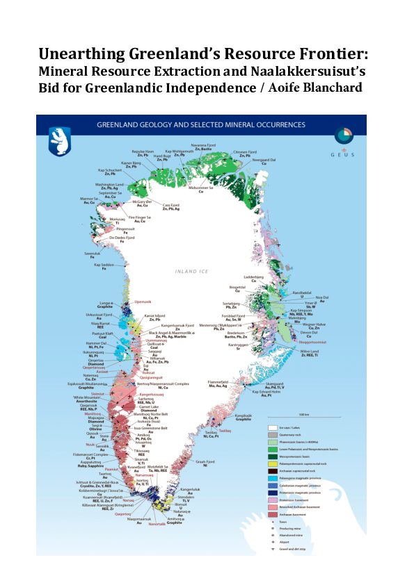 (PDF) Unearthing Greenland's Resource Frontier: Mineral Resource ...